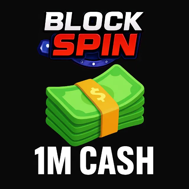 1M CASH | Blockspin - Roblox Game Item - Gameflip