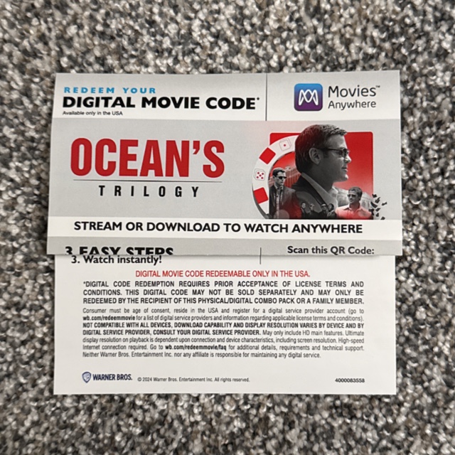 Ocean's trilogy all three movies in one code 11 12 13 eleven twelve ...