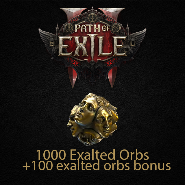 1000 Exalted Orbs Path of Exile 2 Poe2 - Path of Exile 2 Game Items ...