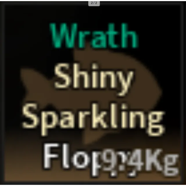 WRATH SHINY SPARKLING FLOPPY - Roblox Game Item - Gameflip