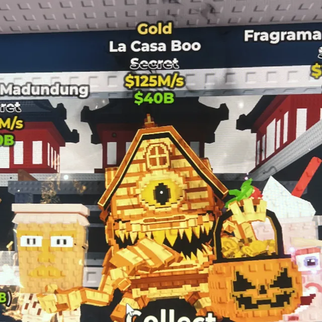 Gold La Casa Boo - Steal a Brainrot Game Item - Gameflip