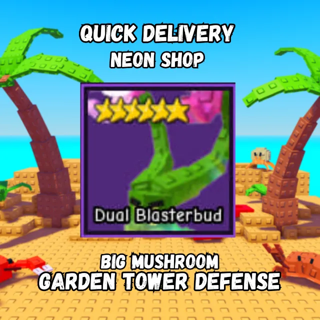 Dual BlasterBud | Garden Tower Defense - Other Game Item - Gameflip