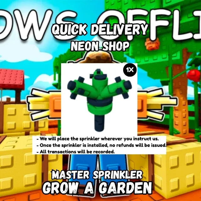 Master Sprinkler | Grow A Garden - Grow a Garden Game Item - Gameflip