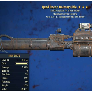 Weapon | Qe15 Railway Rifle - Game Items - Gameflip