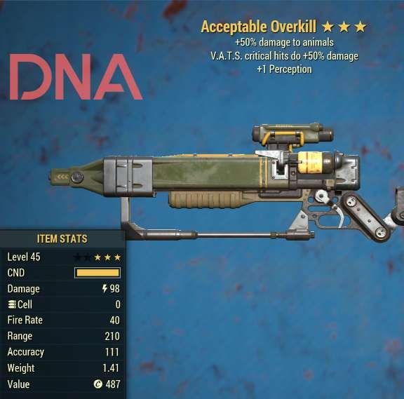 Weapon | Acceptable Overkill - Game Items - Gameflip