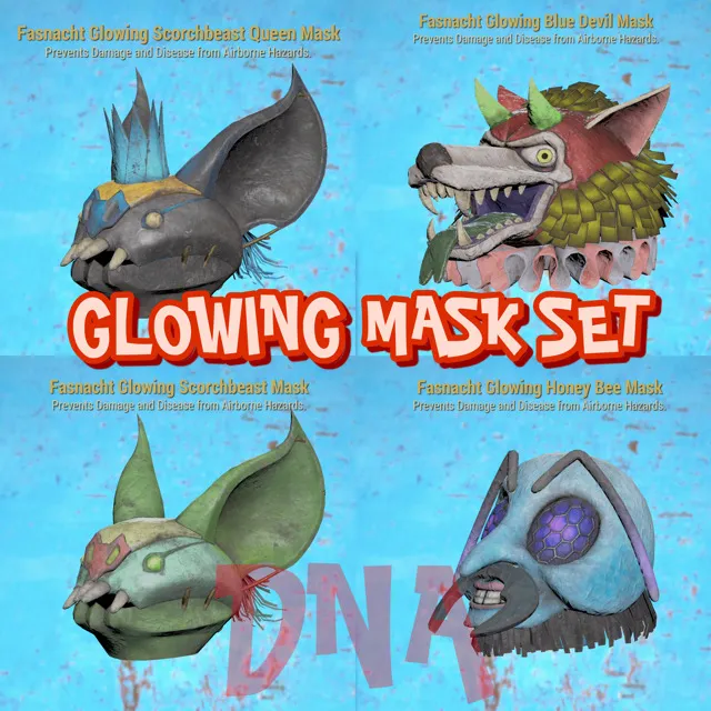 Glowing Fasnacht Masks - Fallout 76 Game Items - Gameflip