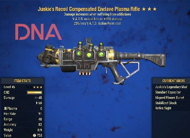 Weapon | J5025 Enclave Plasma - Game Items - Gameflip
