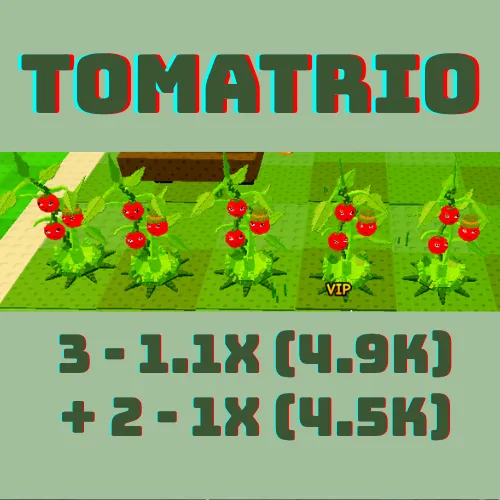 x5 TOMATRIO - Plants vs Brainrots Game Item - Gameflip