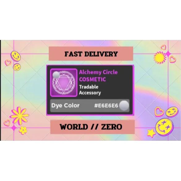 ALCHEMY CIRCLE WORLD ZERO - World Zero Game Item - Gameflip