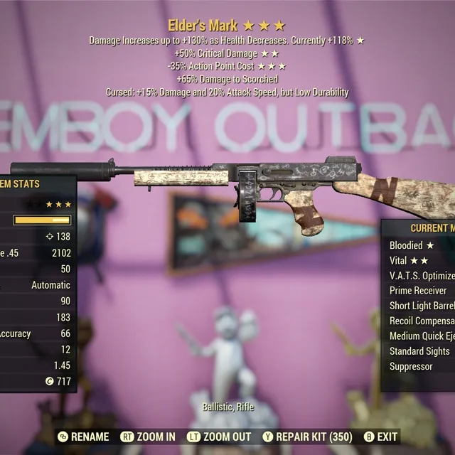 B5035 Elder's Mark - Fallout 76 Game Item - Gameflip