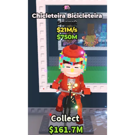 Chicleteira Bicicleteira 21M/s - Steal a Brainrot Game Item - Gameflip