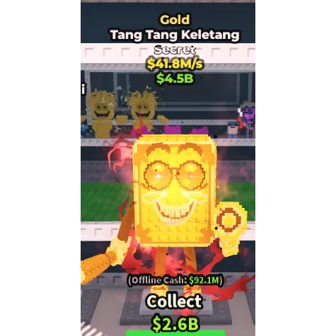 Gold Tang Tang Keletang - Steal a Brainrot Game Item - Gameflip
