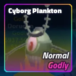 Steal A SpongeBob Cyborg Plankton - Game Item - Gameflip