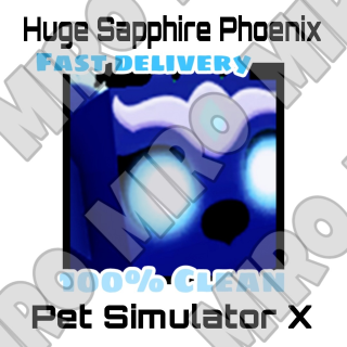 Pet | Huge Sapphire Phoenix - Game Items - Gameflip