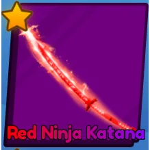 BLADE BALL RED NINJA KATANA - Blade Ball Game Items - Gameflip