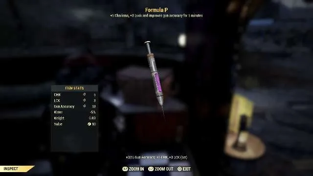 Formula P (200) - Fallout 76 Game Items - Gameflip