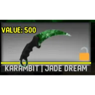 Karambit Jade Dream Counter Blox - Counter Blox Game Items - Gameflip