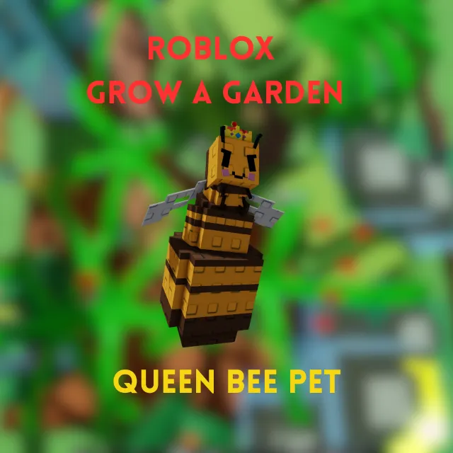 Queen Bee Pet | Grow a Garden | Roblox | GAG - Grow a Garden Game Item ...
