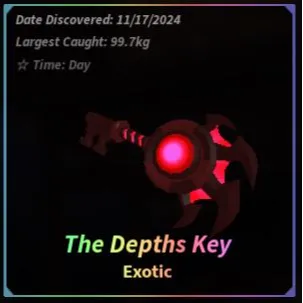 THE DEPTHS Key FISCH - Game Items - Gameflip