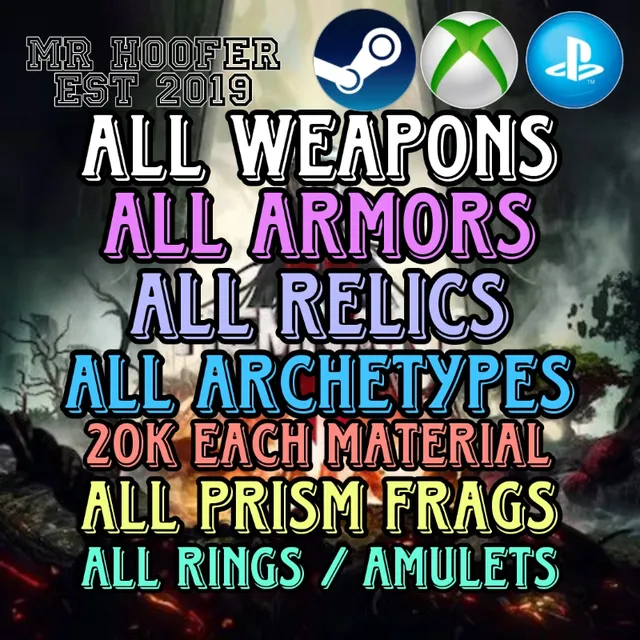 Remnant 2 - MEGA PACK - All Items & Materials - In-Game Trade (PS4/PS5 ...