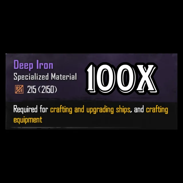 100x Deep Iron - Skull & Bones Game Item - Gameflip