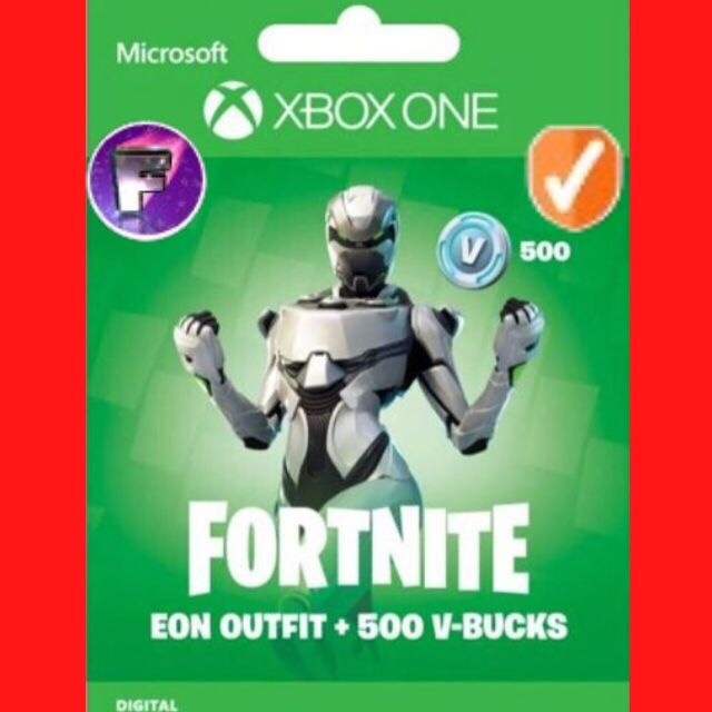Fortnite Bundle: Eon + 500 VBUCKS 🔑 - XBox One Jogos - Gameflip