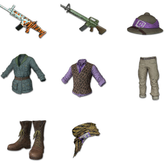 PUBG | JUNGLE + PILOT SET CRATE - PlayerUnknown's Battlegrounds Game ...