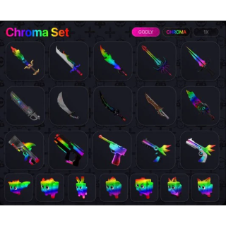 Chroma Set MM2 - Game Items - Gameflip