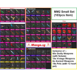 Small Set MM2 - Game Items - Gameflip