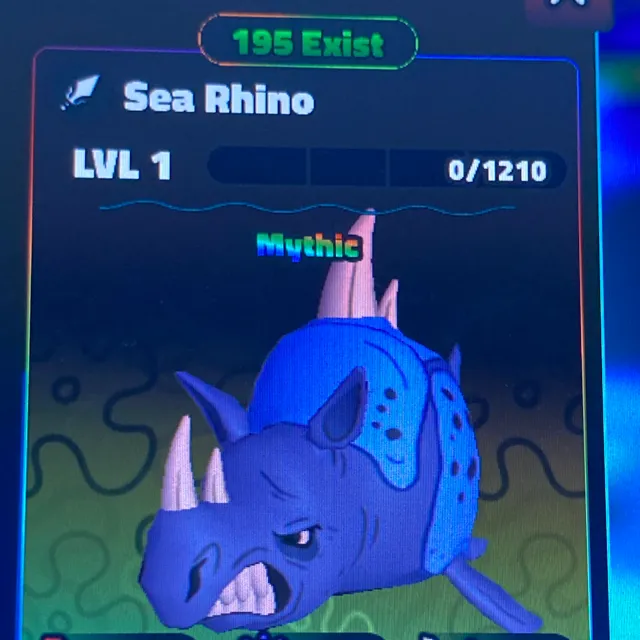 SEA RHINO| SpongeBob TD - SpongeBob Tower Defense Game Item - Gameflip