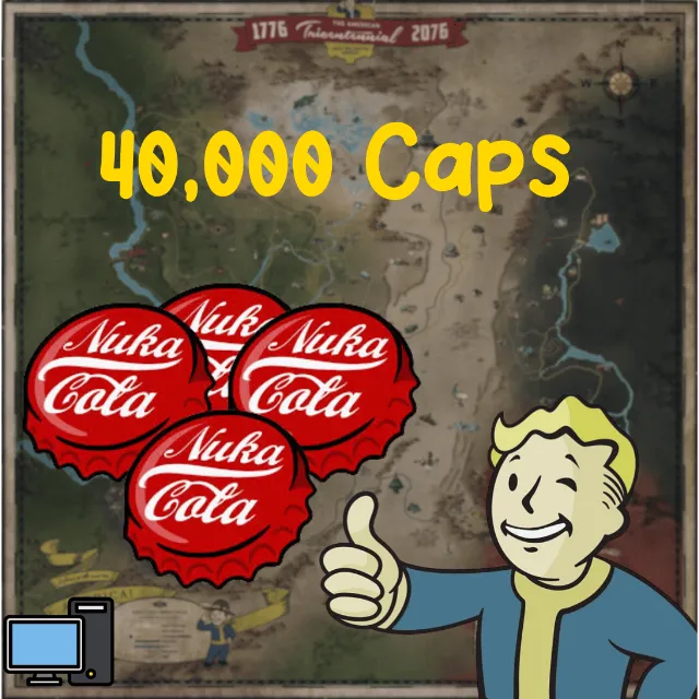 Caps | 40,000 - Fallout 76 Game Item - Gameflip