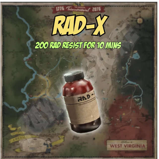 RAD-X X100 - Fallout 76 Game Item - Gameflip