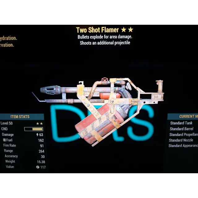 Weapon | *Legacy* TSE Flamer - Fallout 76 Game Items - Gameflip