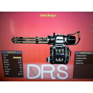 Weapon | Gilded minigun+.44pistol - Game Items - Gameflip