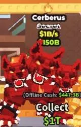 Cerberus 1B/S - Steal a Brainrot Game Item - Gameflip