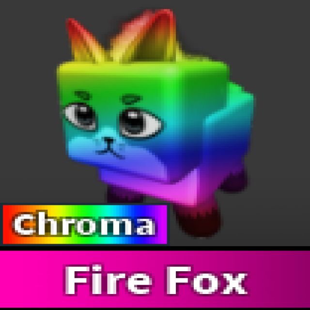 Pet | MM2 | Chroma Fire Fox - Game Items - Gameflip