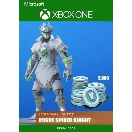 Fortnite - Legendary Rogue Spider Knight Outfit + 2000 V-Bucks Bundle ...