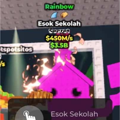 RAINBOW ESOK SEKOLAH - Steal a Brainrot Game Item - Gameflip