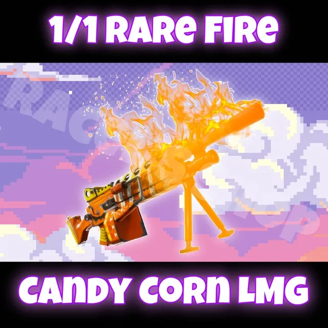 1/1 Fire Candy Corn - Fortnite Game Item - Gameflip