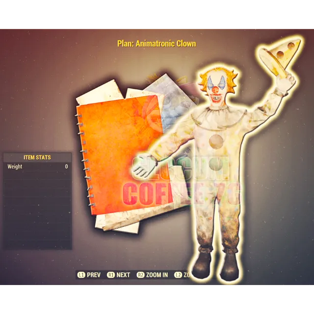 Animatronic Clown - Fallout 76 Game Items - Gameflip