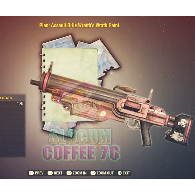 Assault Rifle Wraith's Wrath Paint - Fallout 76 Game Items - Gameflip