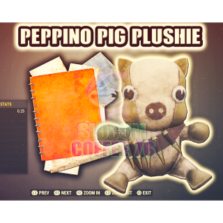 Peppino Pig Plushie Plan - Game Items - Gameflip