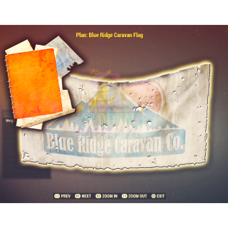 Blue Ridge Caravan Flag Plan - Game Items - Gameflip