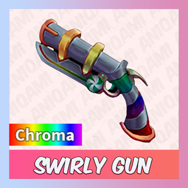 Chroma Swirly Gun - Murder Mystery 2 Game Items - Gameflip