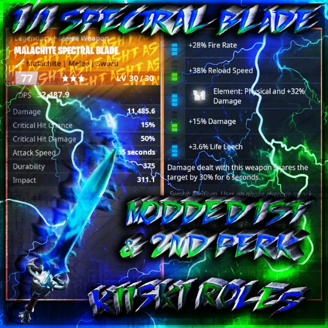 1/1 SPECTRAL BLADE | FR RS - Fortnite Game Item - Gameflip