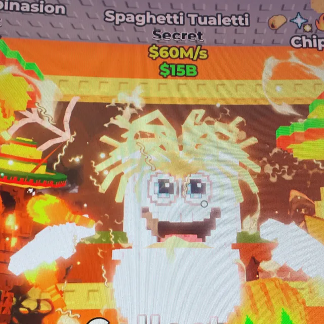 SPAGHETTI TUALETTI (CHEAP) - Roblox Game Item - Gameflip
