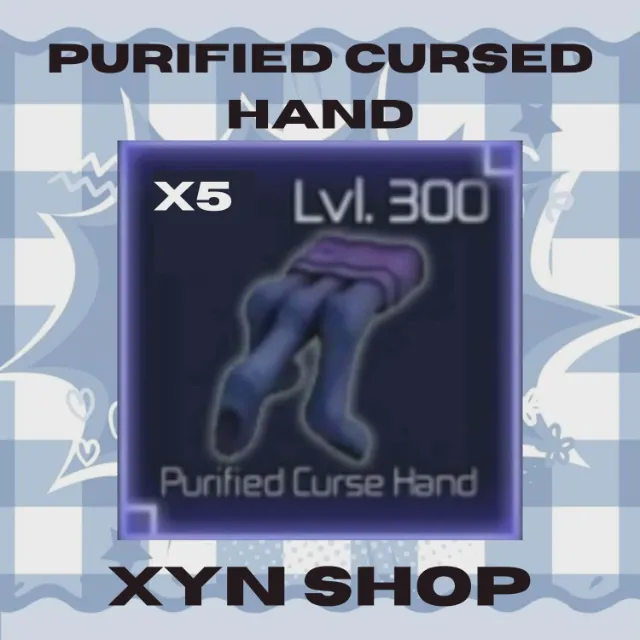 Jujutsu Infinite - 5x Purified Cursed Hand - Other Game Item - Gameflip