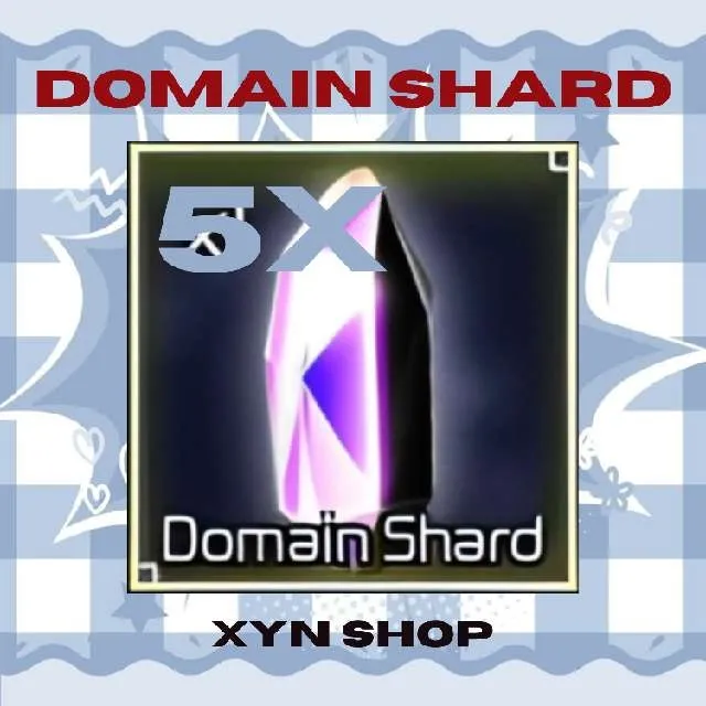 Jujutsu infinite 5x domain shard - Other Game Item - Gameflip