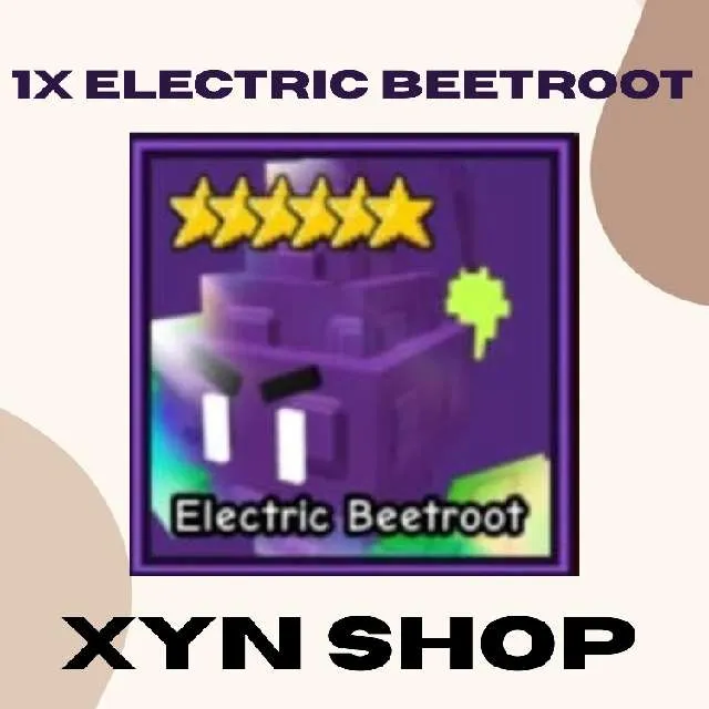 Garden Tower Defense Electric Beetroot - Other Game Item - Gameflip