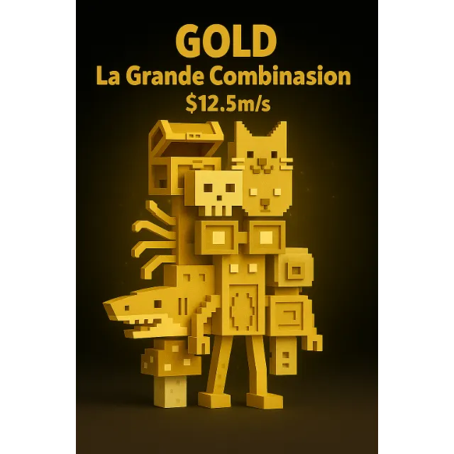 (Secret) Gold La Grande Combinasion 12.5m/s - Steal a Brainrot Game ...